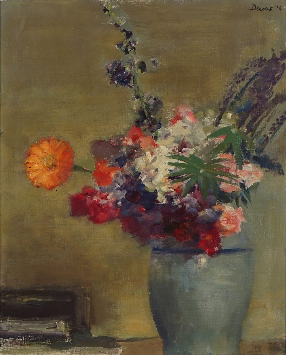 Anthony Devas | Still life of flowers in a vase | MutualArt