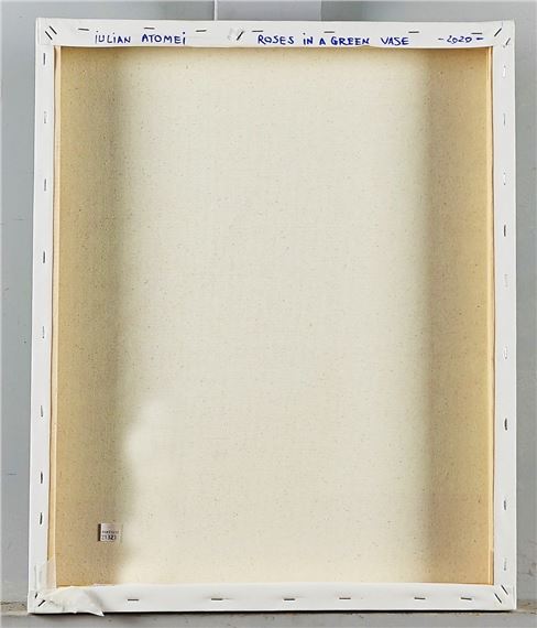 Iulian Atomei | Roses in a Green Vase (2020) | MutualArt