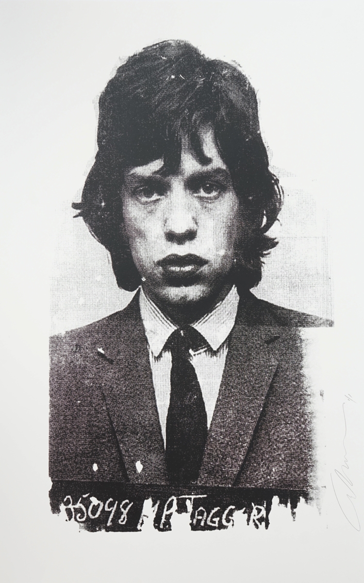 Marcin Cybulski | Mick Jagger mugshot | MutualArt