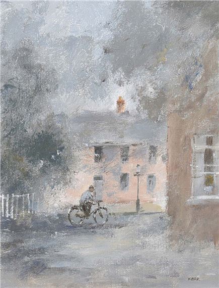 Tom Kerr | MAN ON A BICYCLE | MutualArt