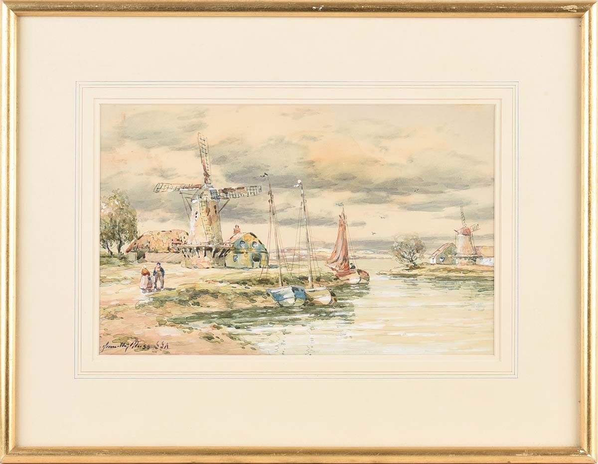 John Hamilton Glass | DUTCH FISHING BOATS | MutualArt