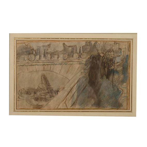 Pierre Bonnard | Illustration for Le Ponte des Arts (Circa 1895 ...