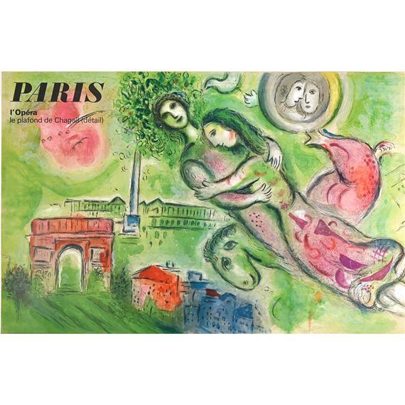Marc Chagall | Paris L'Opera le plafond de Chagall (1964) | MutualArt