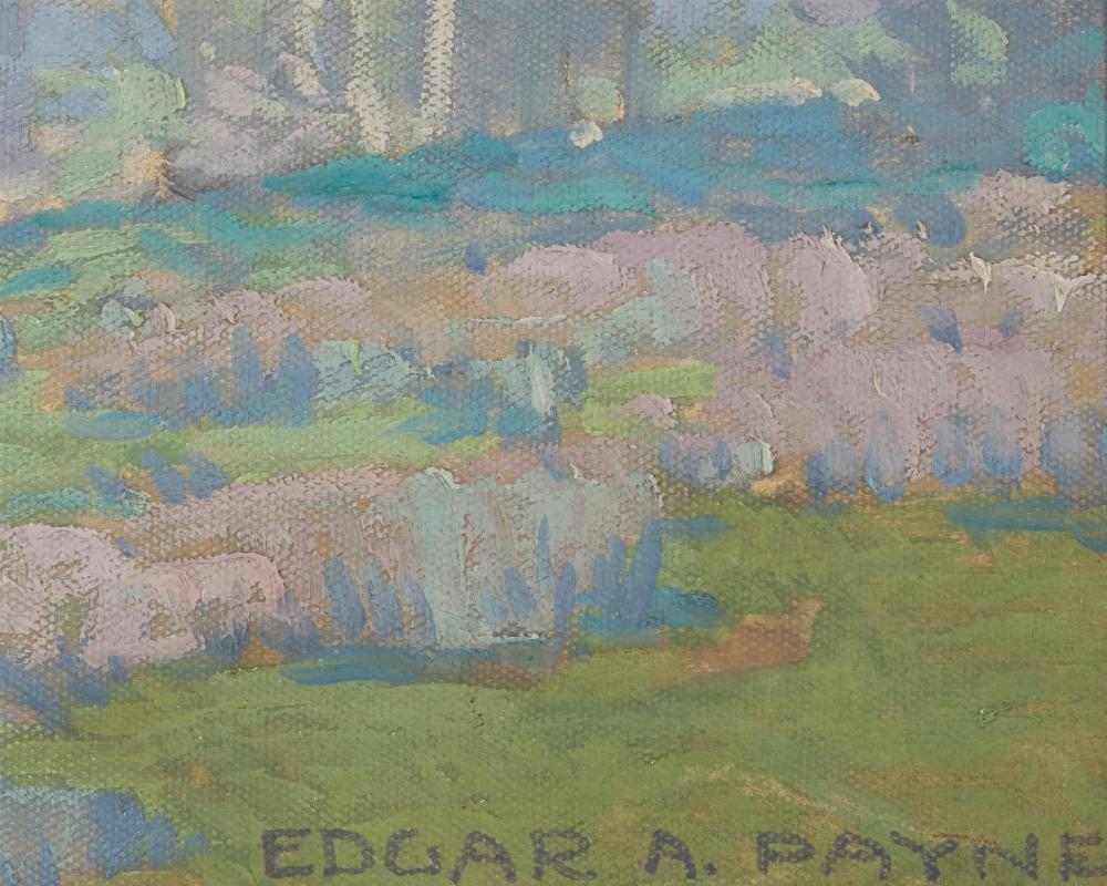 Edgar Alwin Payne | Trees In A Mountain Landscape | MutualArt