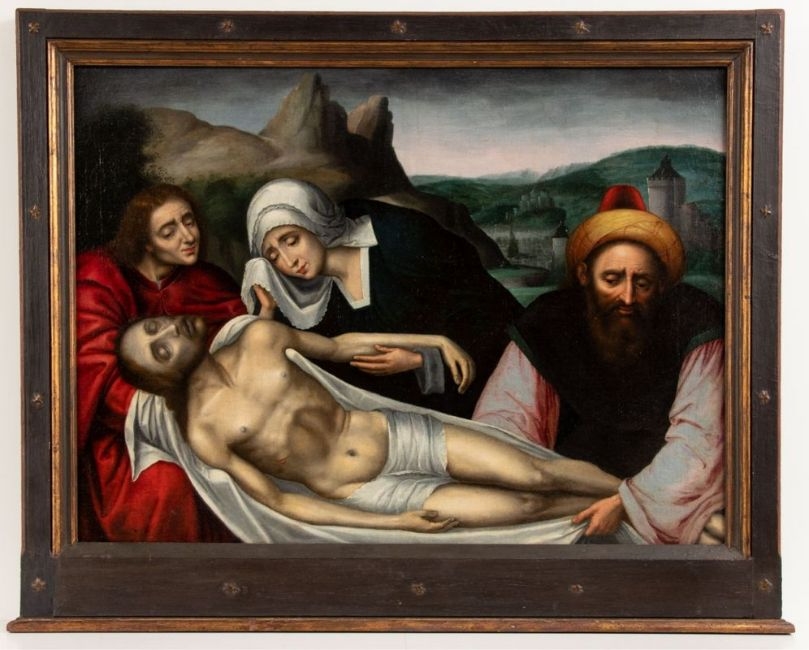 Quentin Massys | Die Beweinung Christi (Pieta) / (Lamentation of Christ) | MutualArt