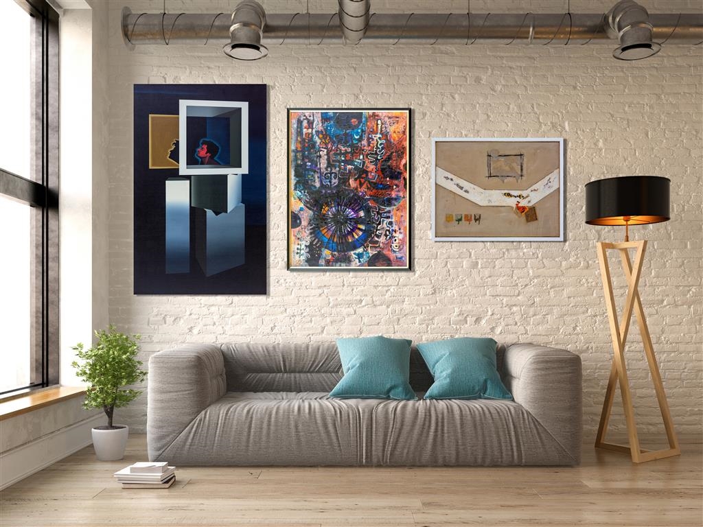 David Rellim | Self Portrait - Thinking Outside The Box (2015) | MutualArt