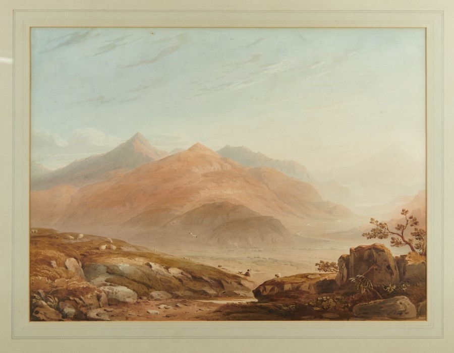 John Varley | Snowdon (1812) | MutualArt