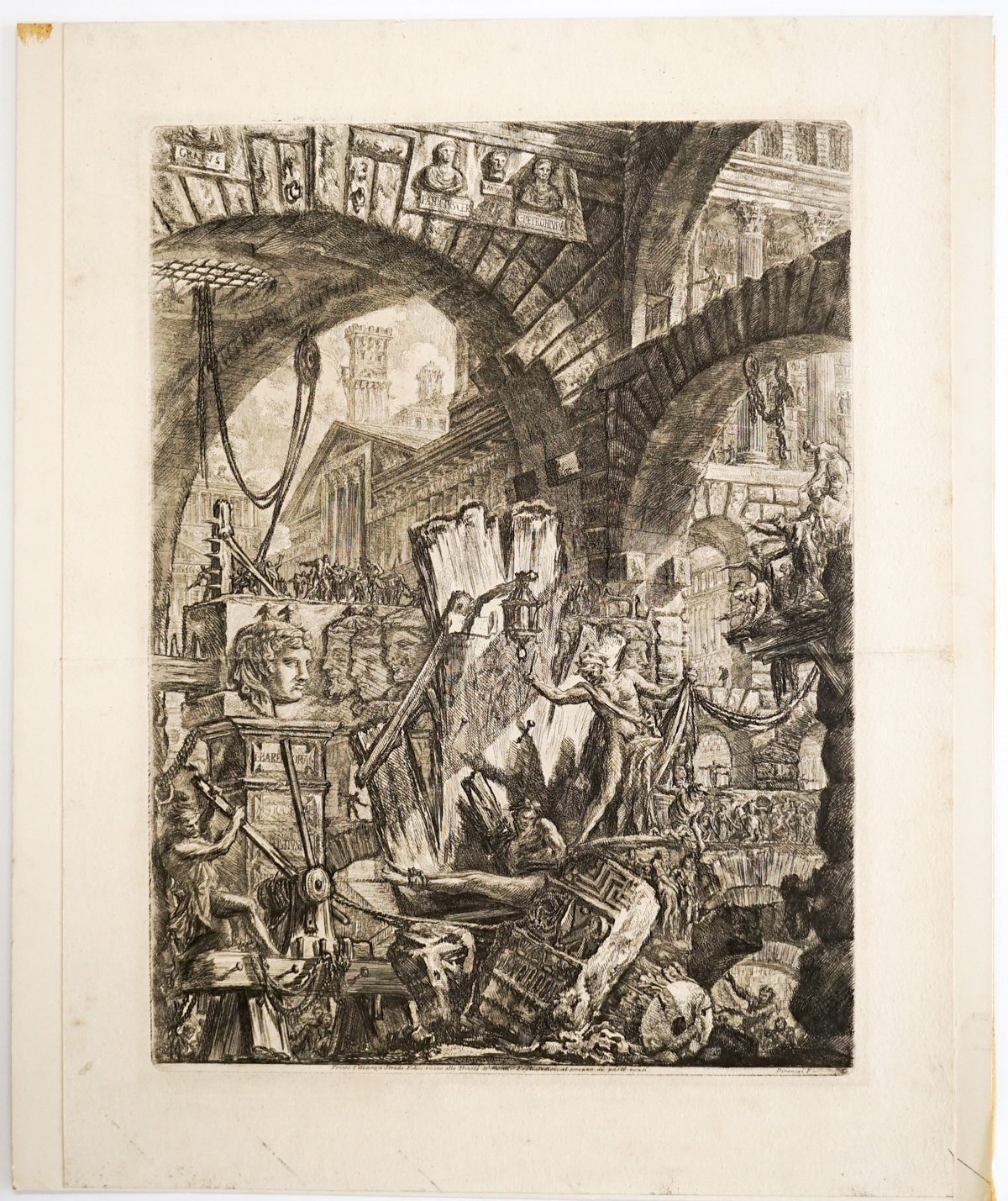 Giovanni Battista Piranesi | Fantastic Large Piranesi Engraving | MutualArt