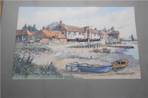 Janet Beckett | Burnham Overy Staithe, Norfolk | MutualArt