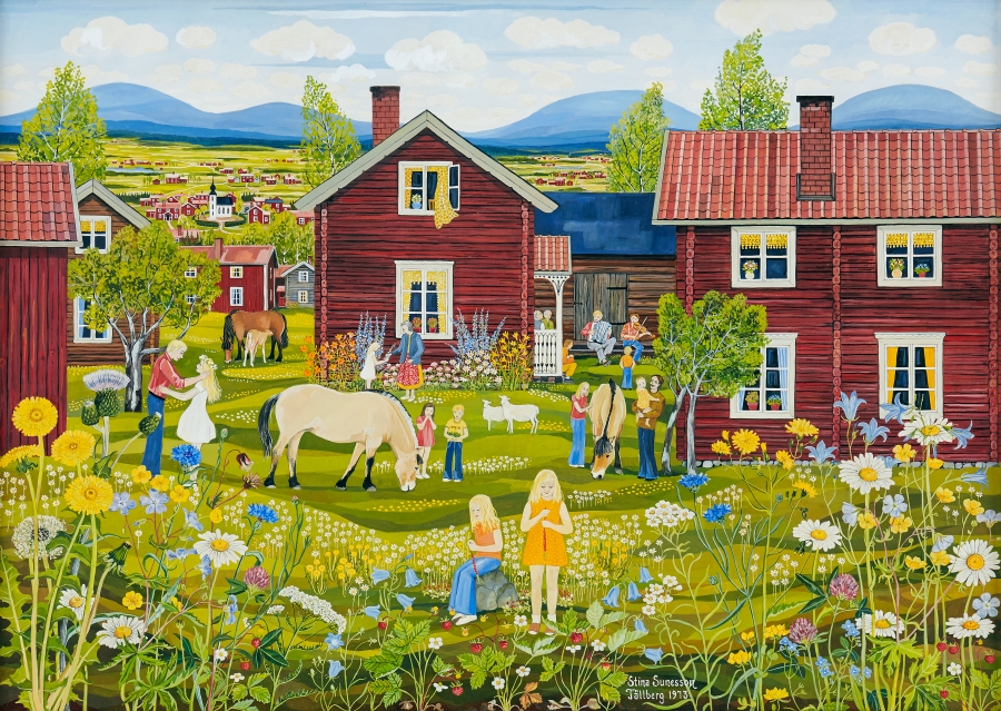 Stina Sunesson | En sommardag (1973) | MutualArt