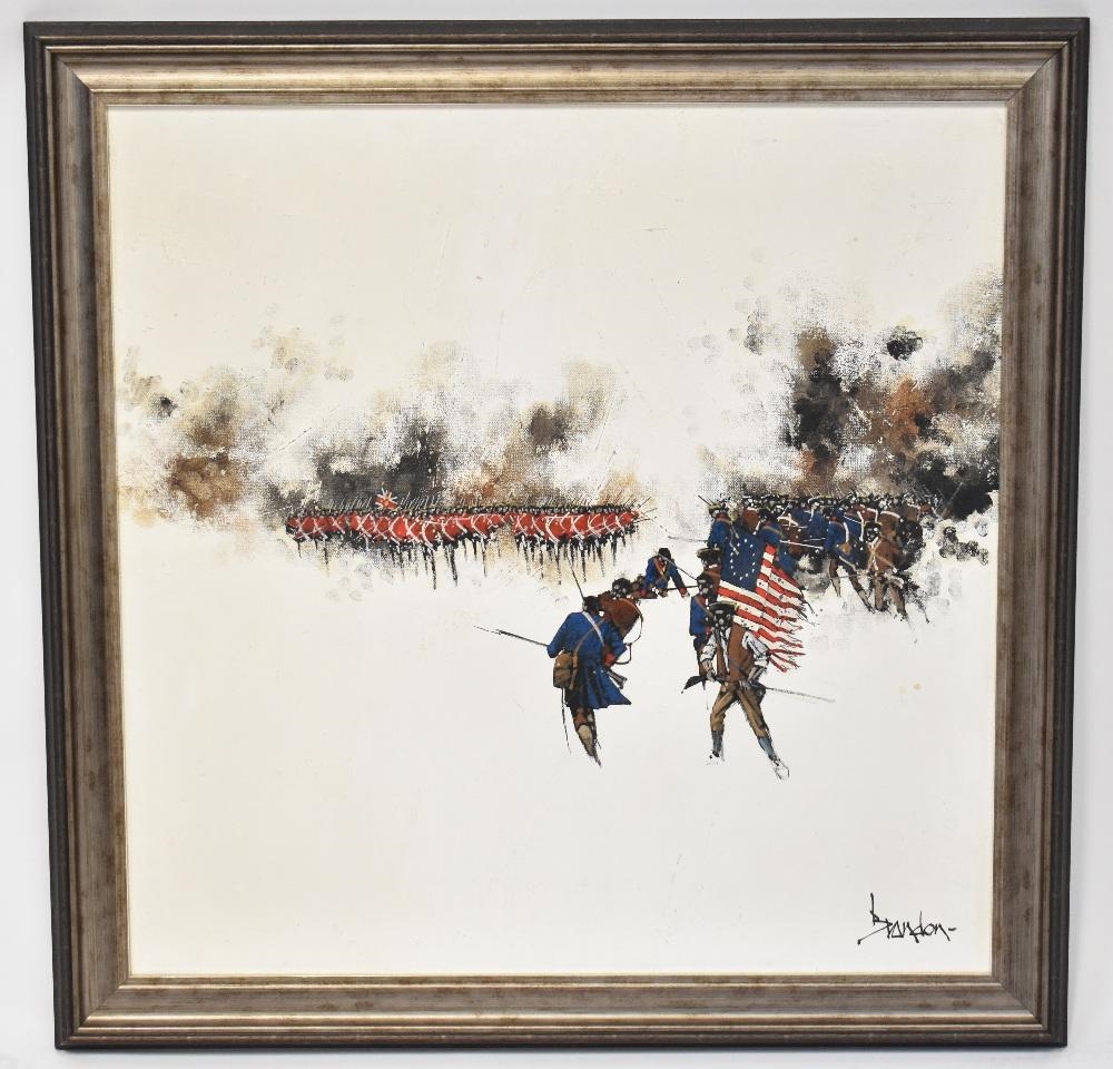 Brandon Cross | with British Army in formation and American soldiers ...