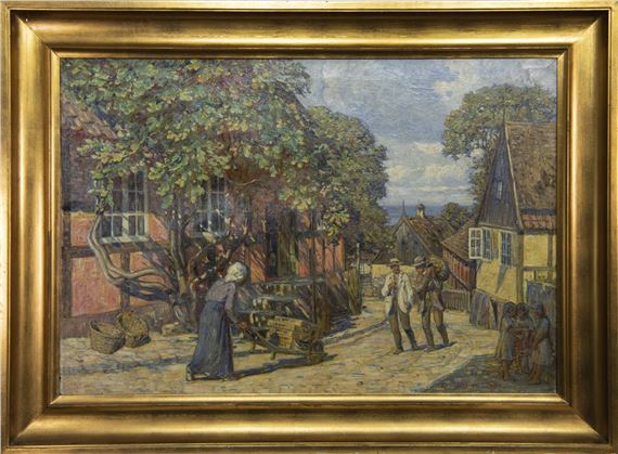 Carl Budtz-Moller | RURAL STREET SCENE | MutualArt
