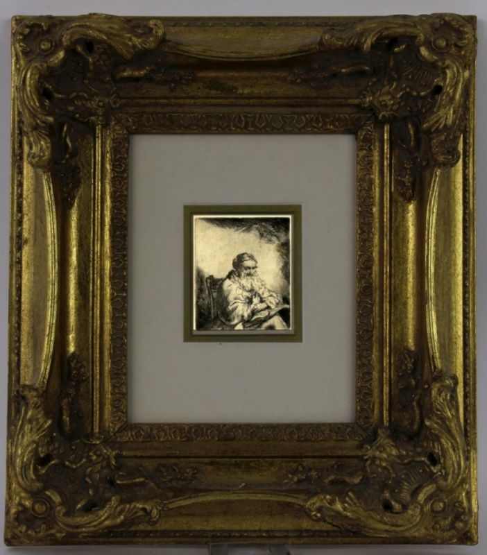 Rembrandt van Rijn | Old man reading | MutualArt