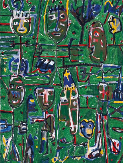 David Larwill | Prayer Painting (1987) | MutualArt