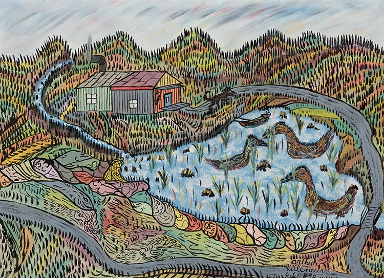 Arthur Villeneuve | Cap-Santé près de Montréal (1961) | MutualArt