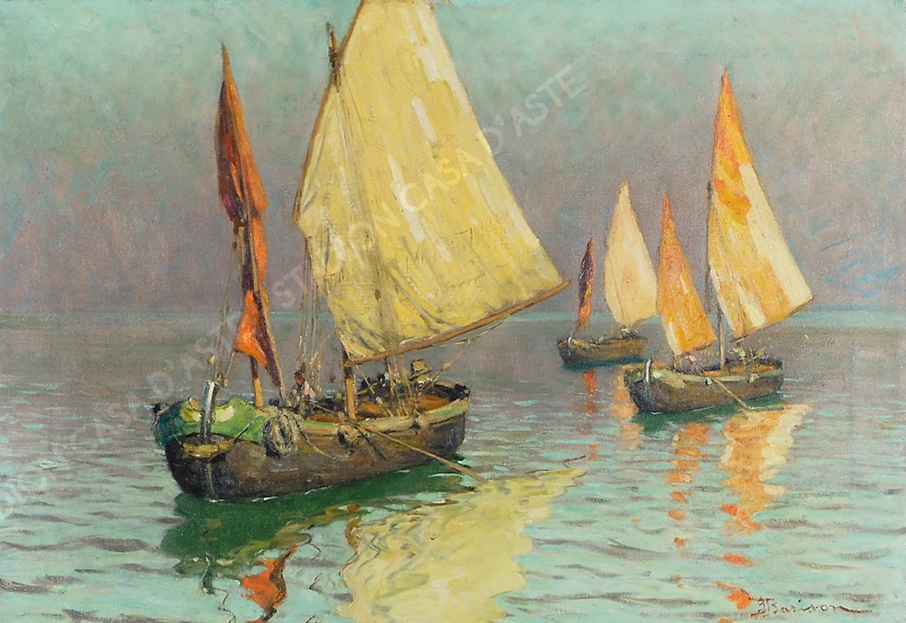 Giuseppe Barison | Rientro del peschereccio | MutualArt