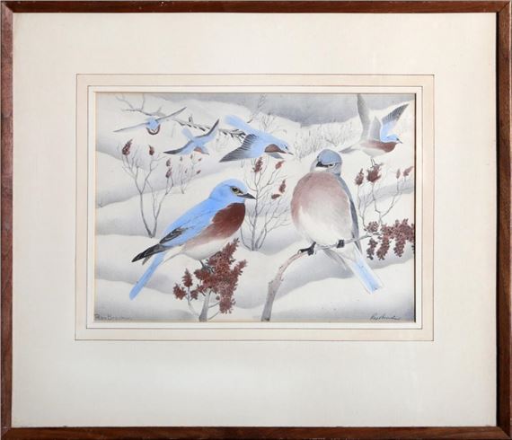 Rex Brasher | Blue Birds (Circa 1920) | MutualArt