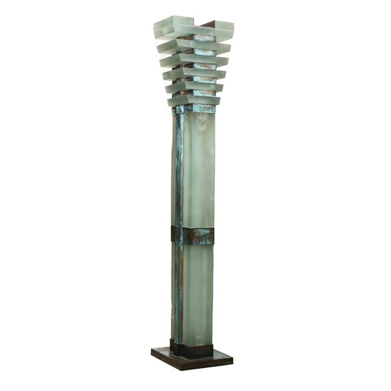 Howard Ben Tré | Aligned Section Monumental Glass Sculpture | MutualArt