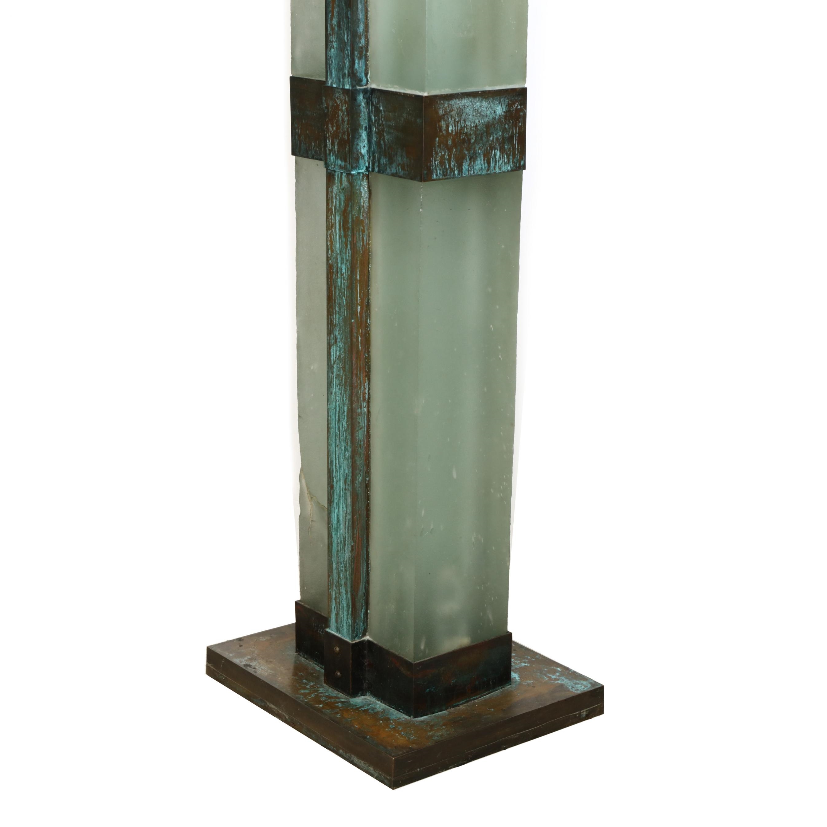 Howard Ben Tré | Aligned Section Monumental Glass Sculpture | MutualArt