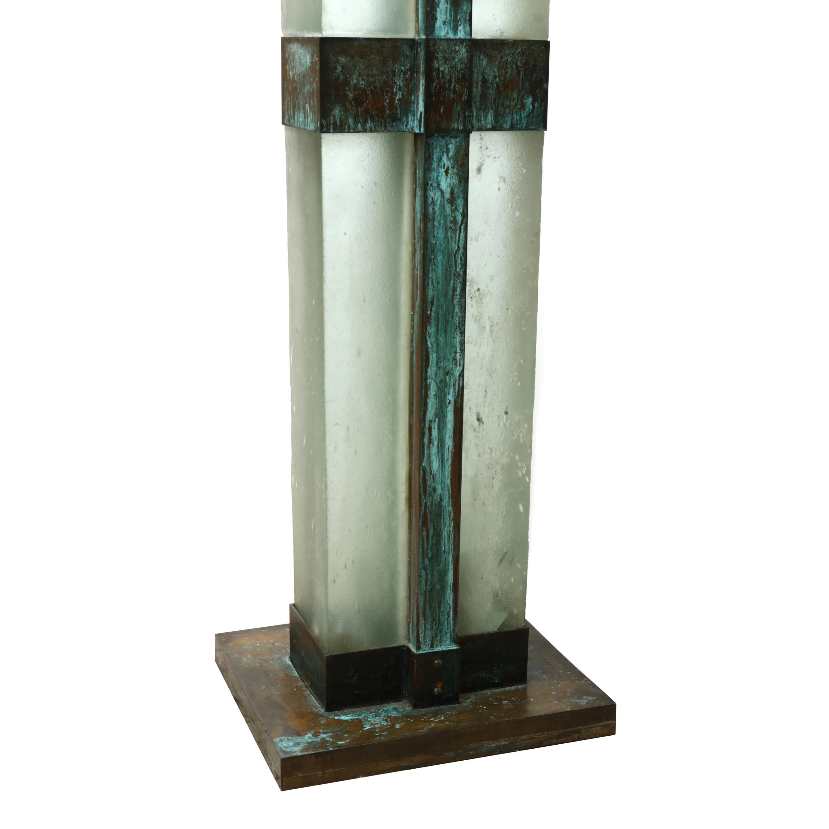 Howard Ben Tré | Aligned Section Monumental Glass Sculpture | MutualArt