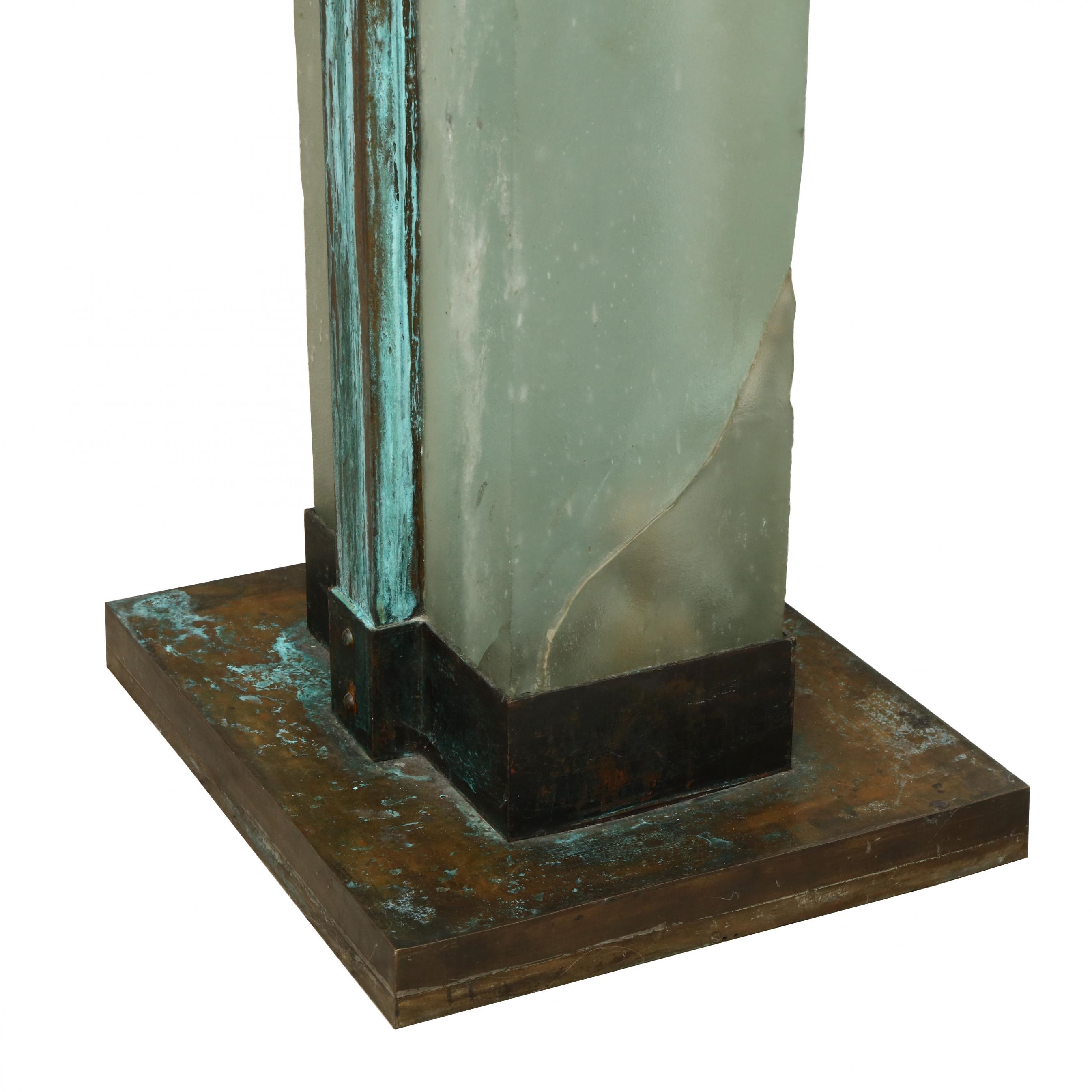 Howard Ben Tré | Aligned Section Monumental Glass Sculpture | MutualArt