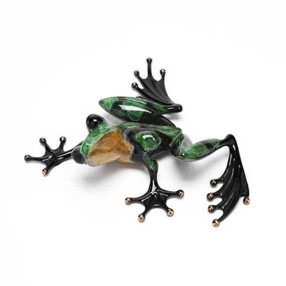 Tim Cotterill | Stuck Up Bronze Frogman Sculpture (1997) | MutualArt