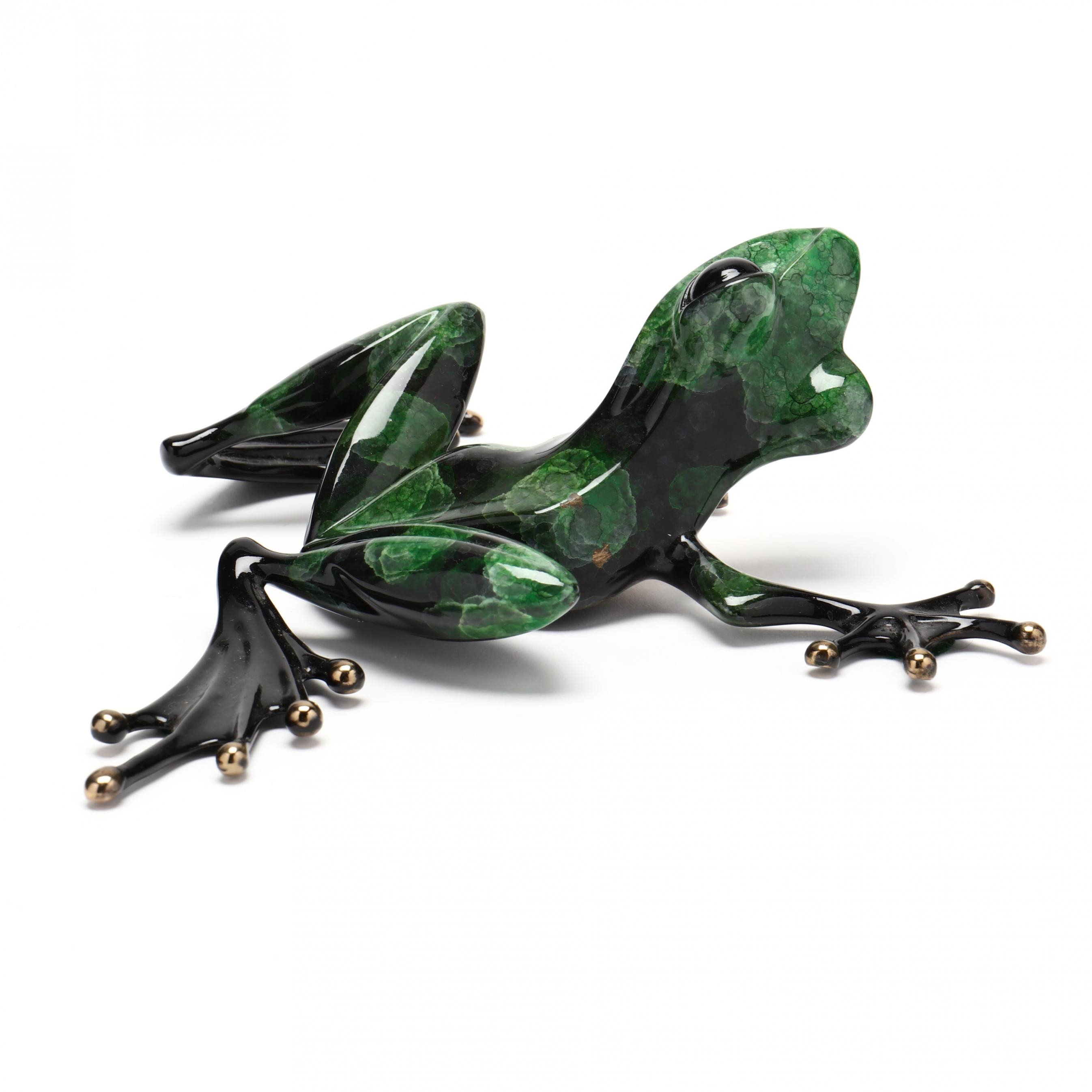 Tim Cotterill | Stuck Up Bronze Frogman Sculpture (1997) | MutualArt