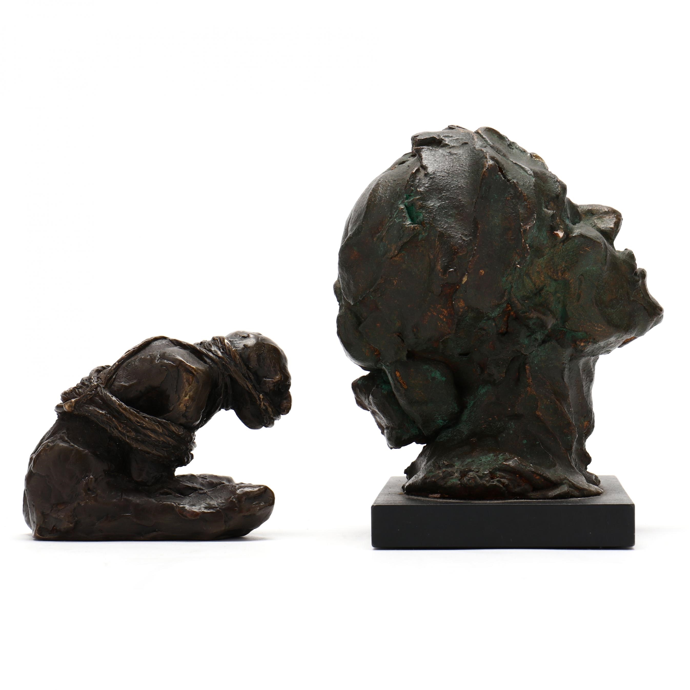 Al Farrow | Two Figural Sculptures | MutualArt