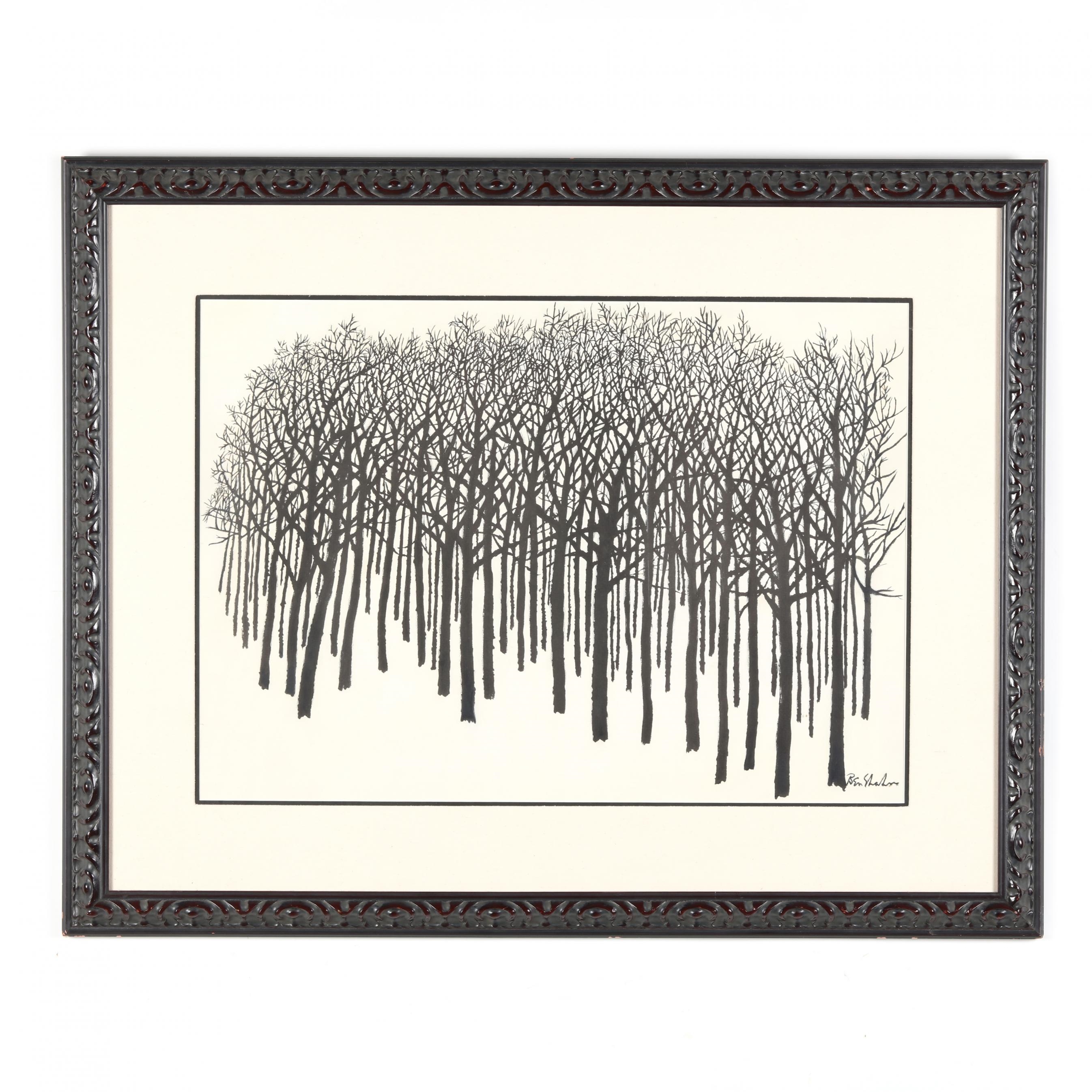 Ben Shahn | Trees | MutualArt