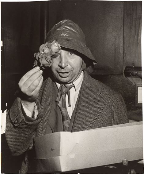 Weegee | The Flower Peddler near the Old Metropolitan Opera House ...