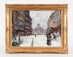 Fausto Giusto | Vue de la Place Royale à Bruxelles | MutualArt