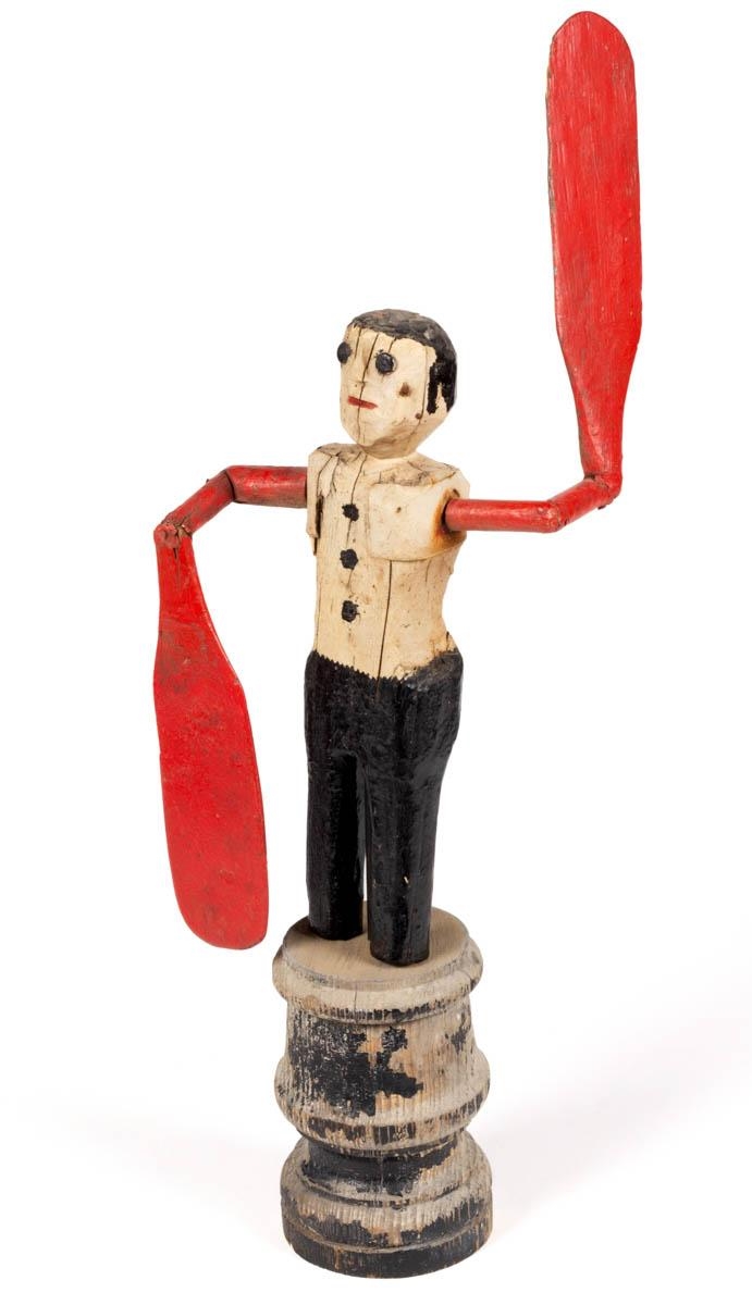 American Folk Art School | The standing man figure (Circa 1920) | MutualArt