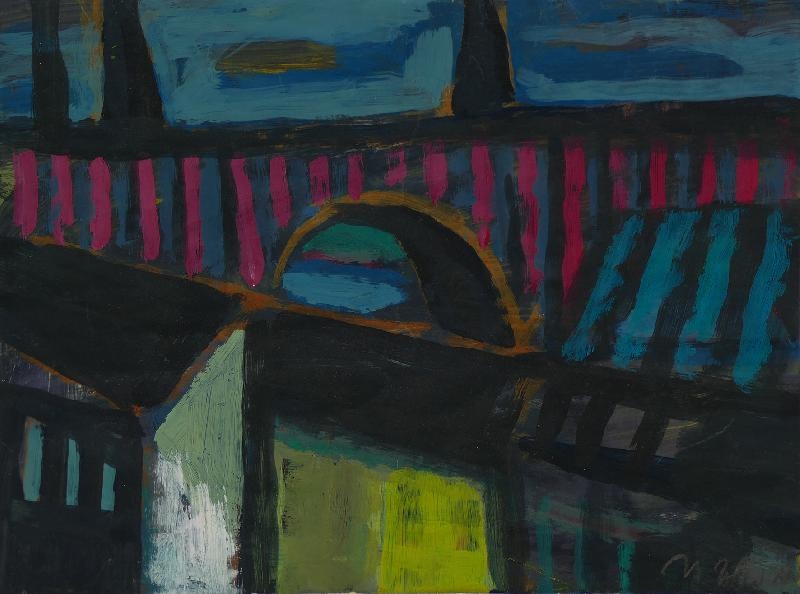 Manfred Zoller | Eisenbahnbrücke (2014) | MutualArt