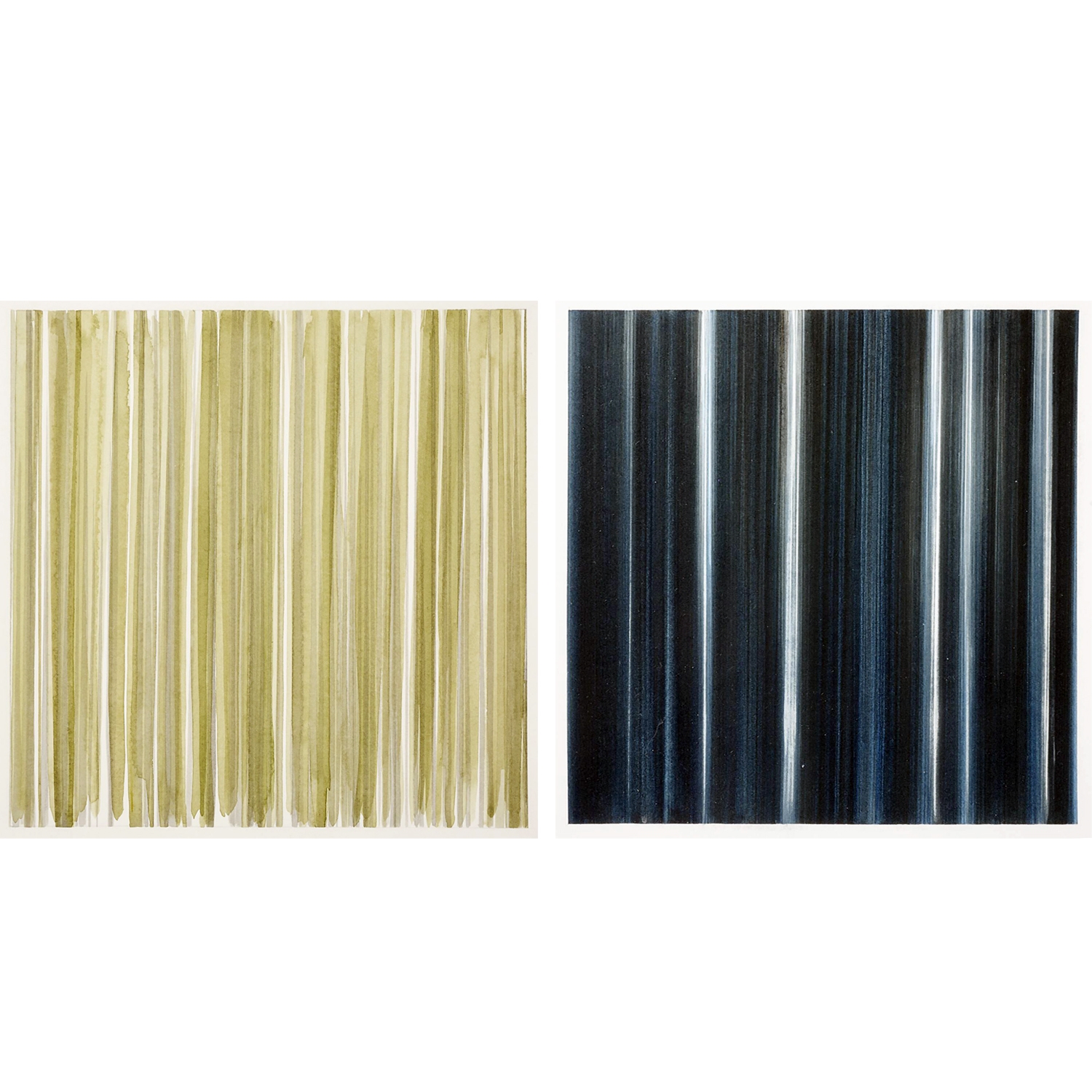 Brian Isobe | 2 watercolors (2001) | MutualArt