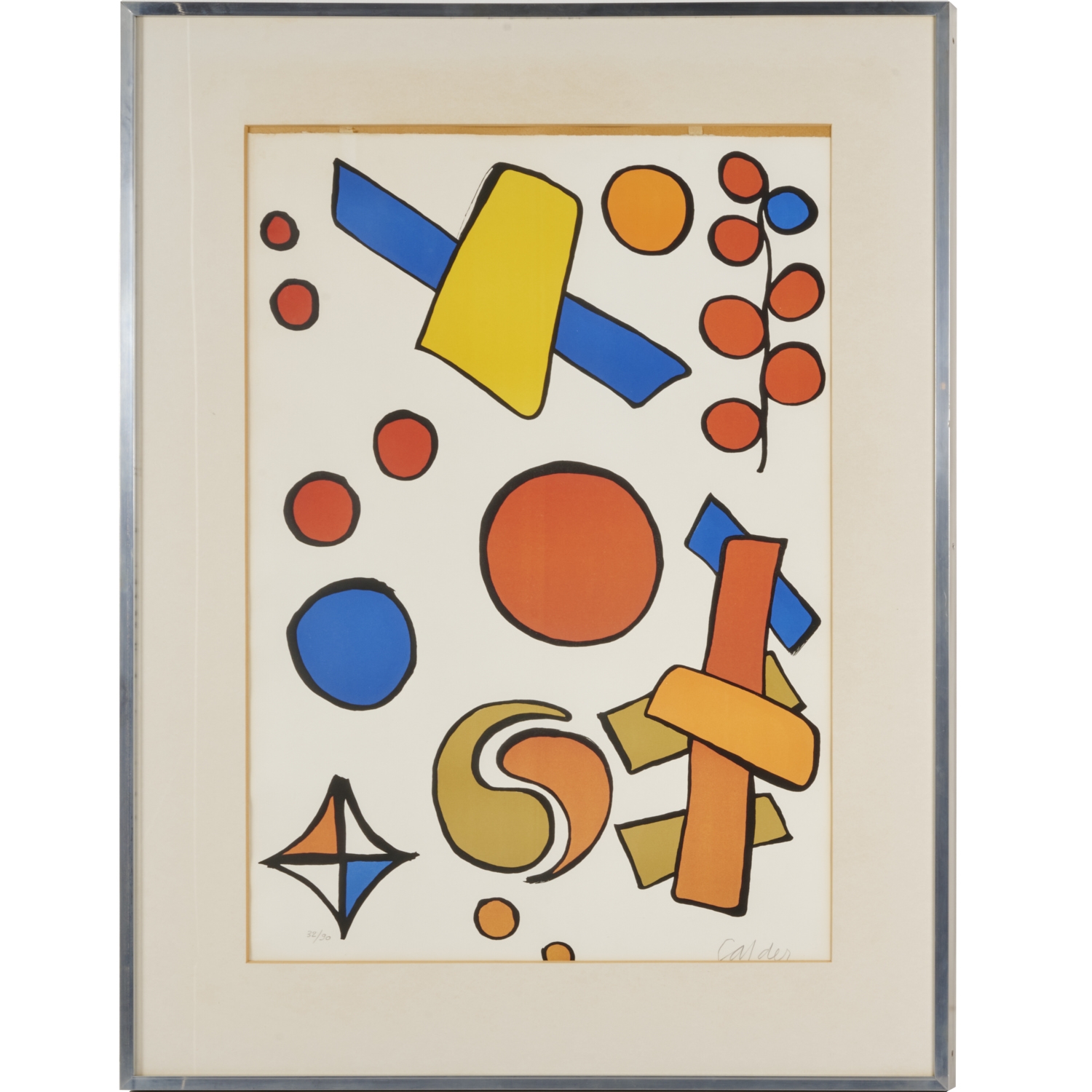 Alexander Calder | Alphabet Surtout | MutualArt
