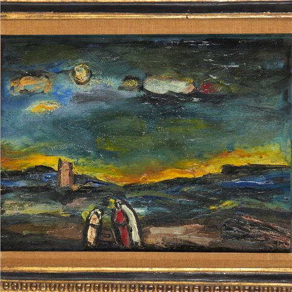 Georges Rouault | Two Figures in Landscape | MutualArt
