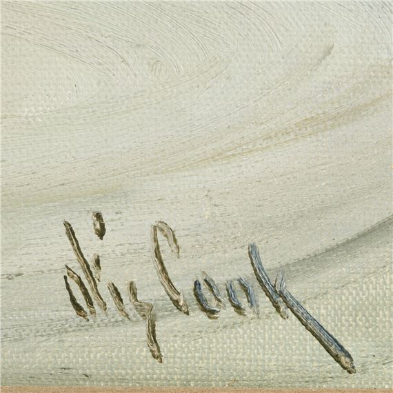 Otis Cook | Harbor Scene | MutualArt