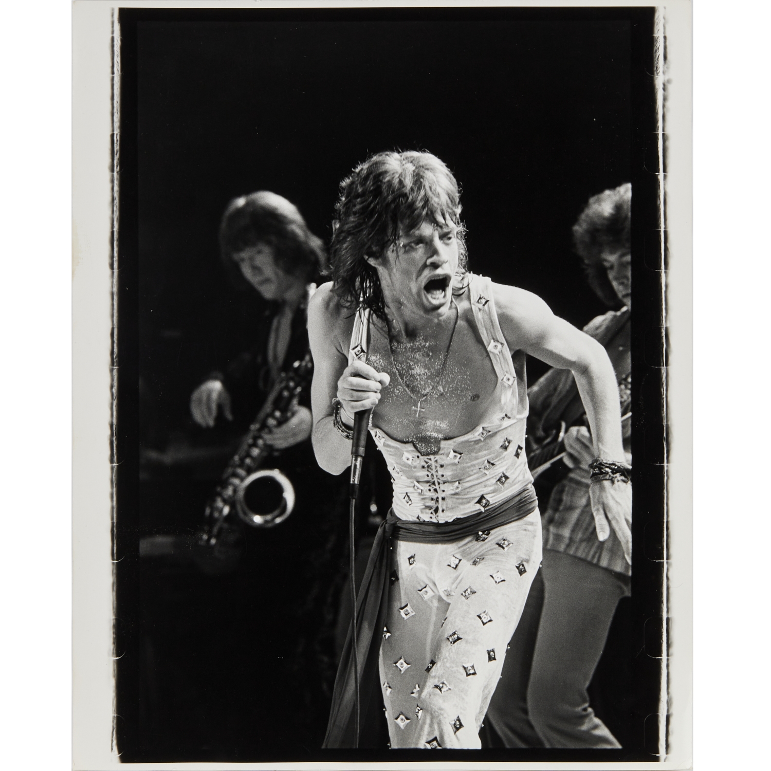 Peter Beard | Mick Jagger at Madison Square Garden | MutualArt