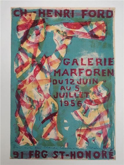 Charles Henri Ford | Poster in colors for the exhibition at the ...