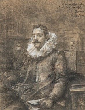 José Llaneces | Portrait of a gentleman (1892) | MutualArt