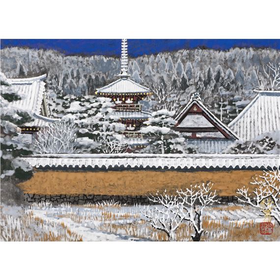 Sumio Goto | THE SNOWSCAPE OF YAMATO | MutualArt