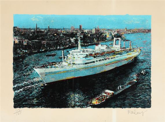 Malcolm Morley | Amsterdam in the front of Rotterdam | MutualArt