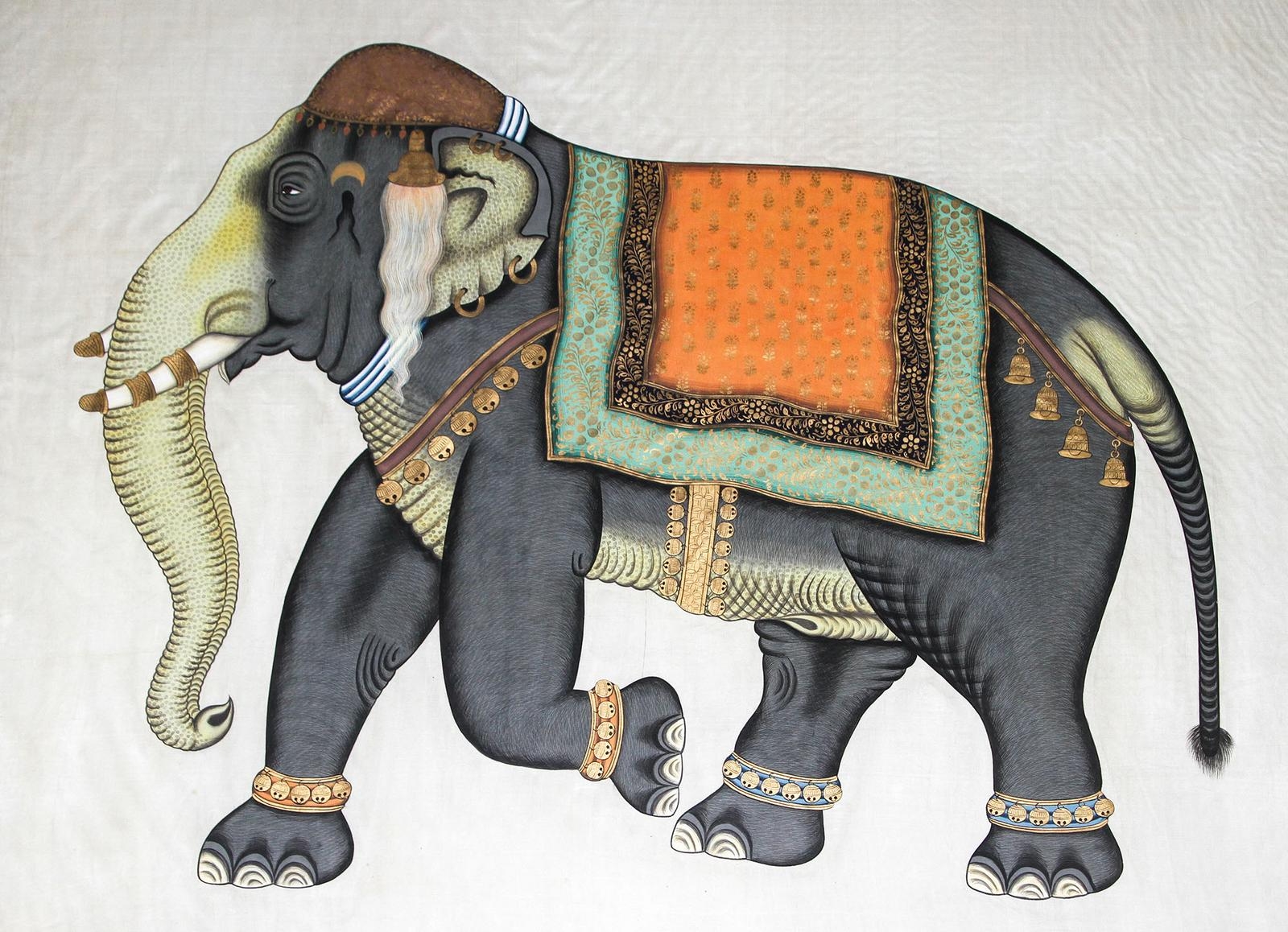 Traditional Indian Art Elephant