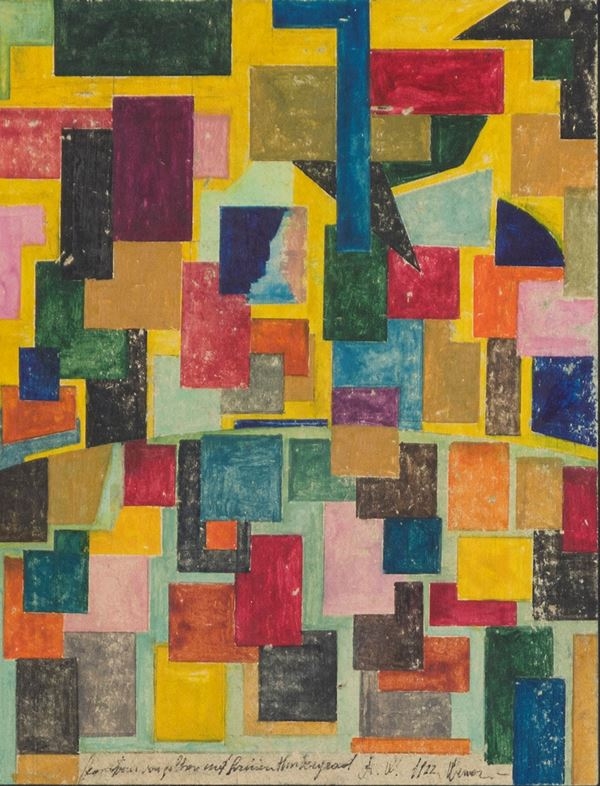 Andor Weininger | Untitled (De Stijl Composition) (1922 - 1960) | MutualArt