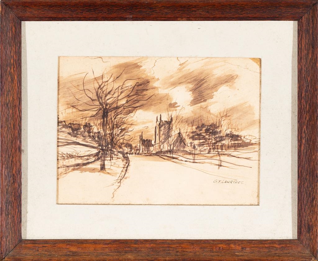 George Feather Lawrence | Didesham Cathedral | MutualArt