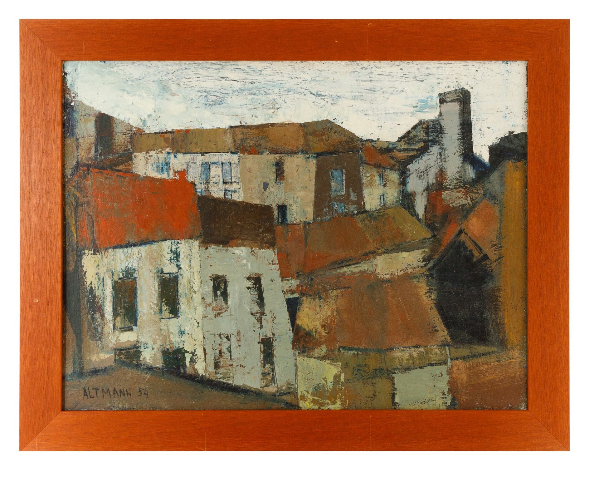 Gérard Altmann | Les toits (1954) | MutualArt