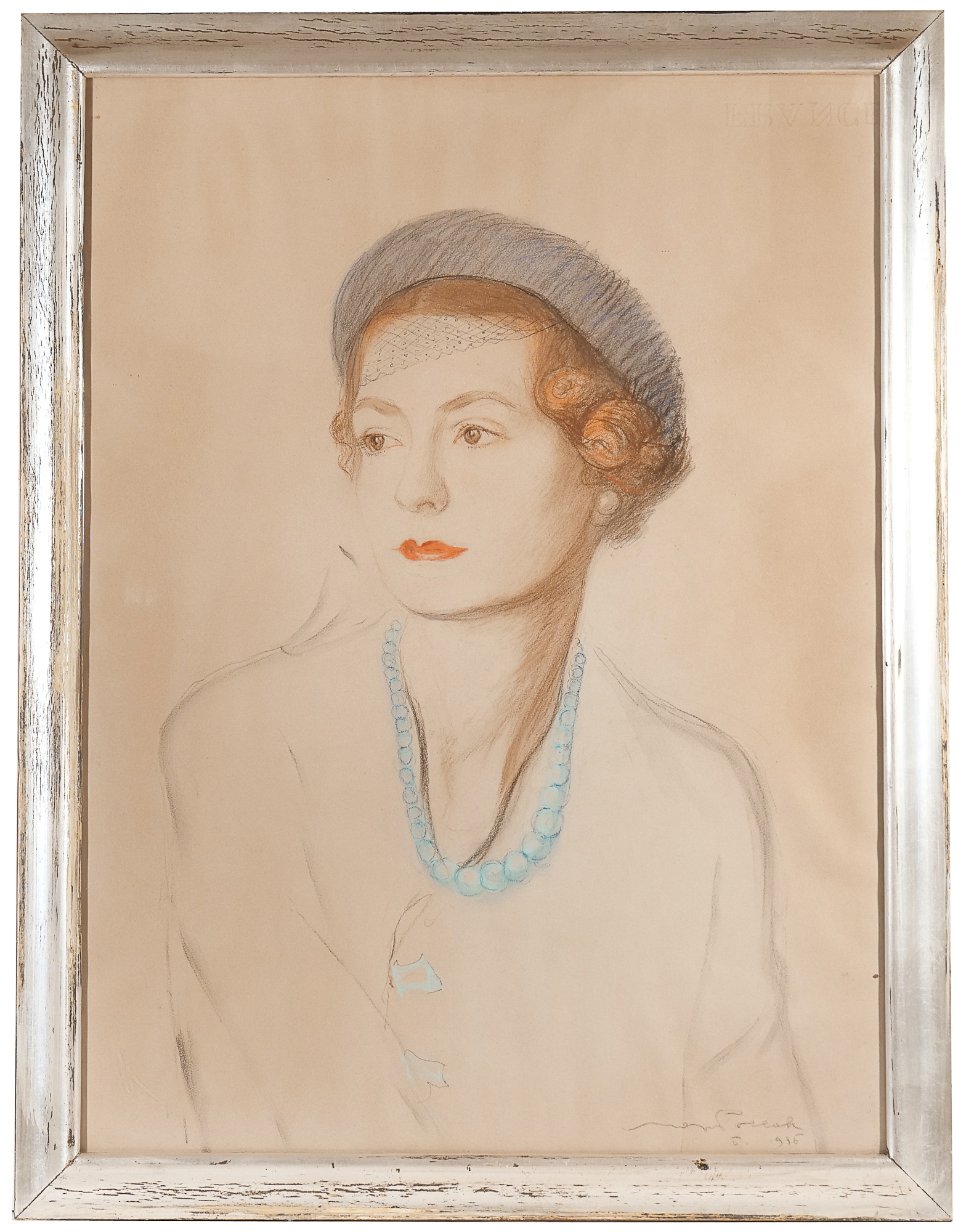 Max Pollak | Half portrait of a woman (1936) | MutualArt