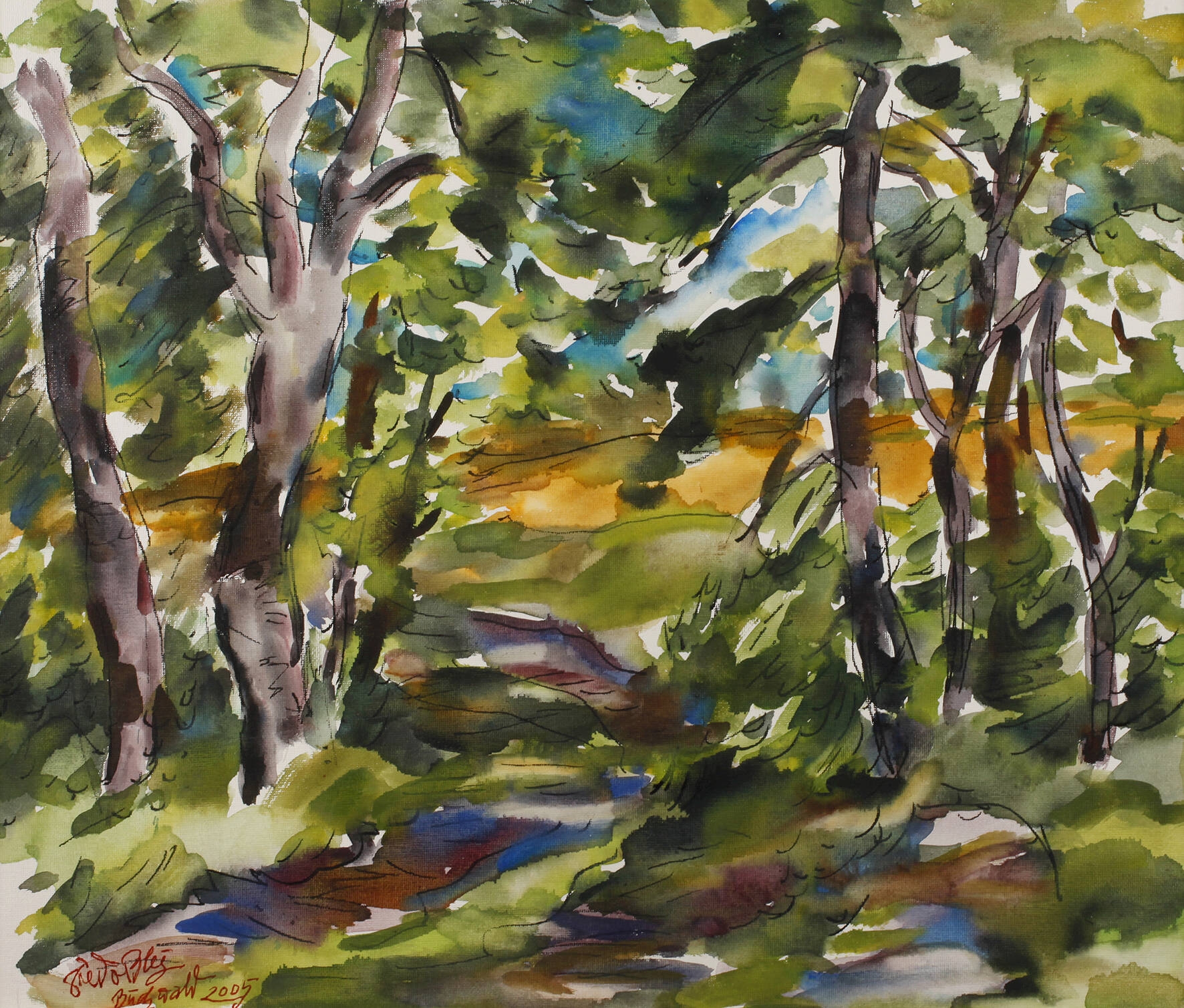 Fredo Bley | Zwischen Wald und Feld (2005) | MutualArt