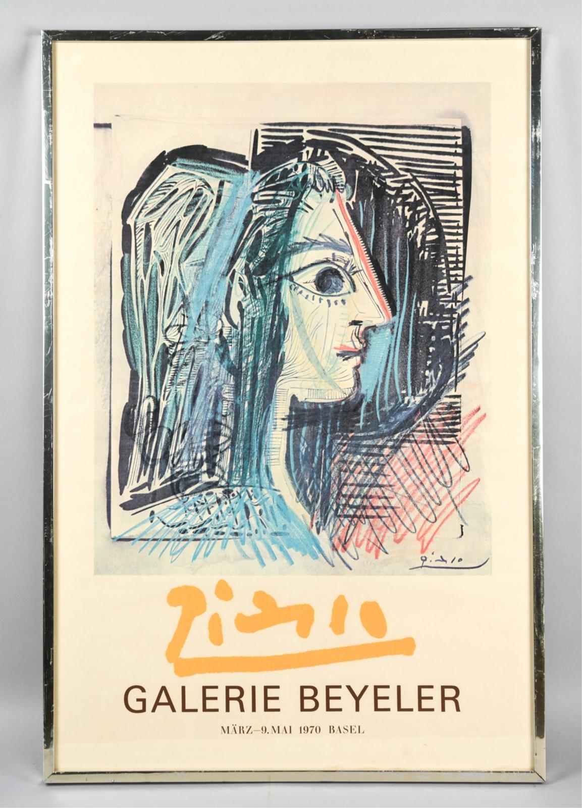 Pablo Picasso | GALERIE BEYELER POSTER (1970) | MutualArt