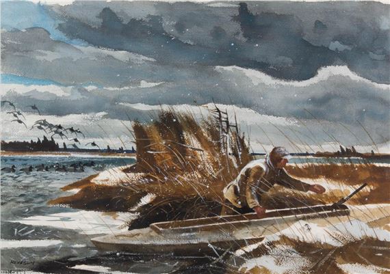 Chet Reneson | THE LONG REACH HUNTING / SPORTING SCENE (Circa 1980 ...